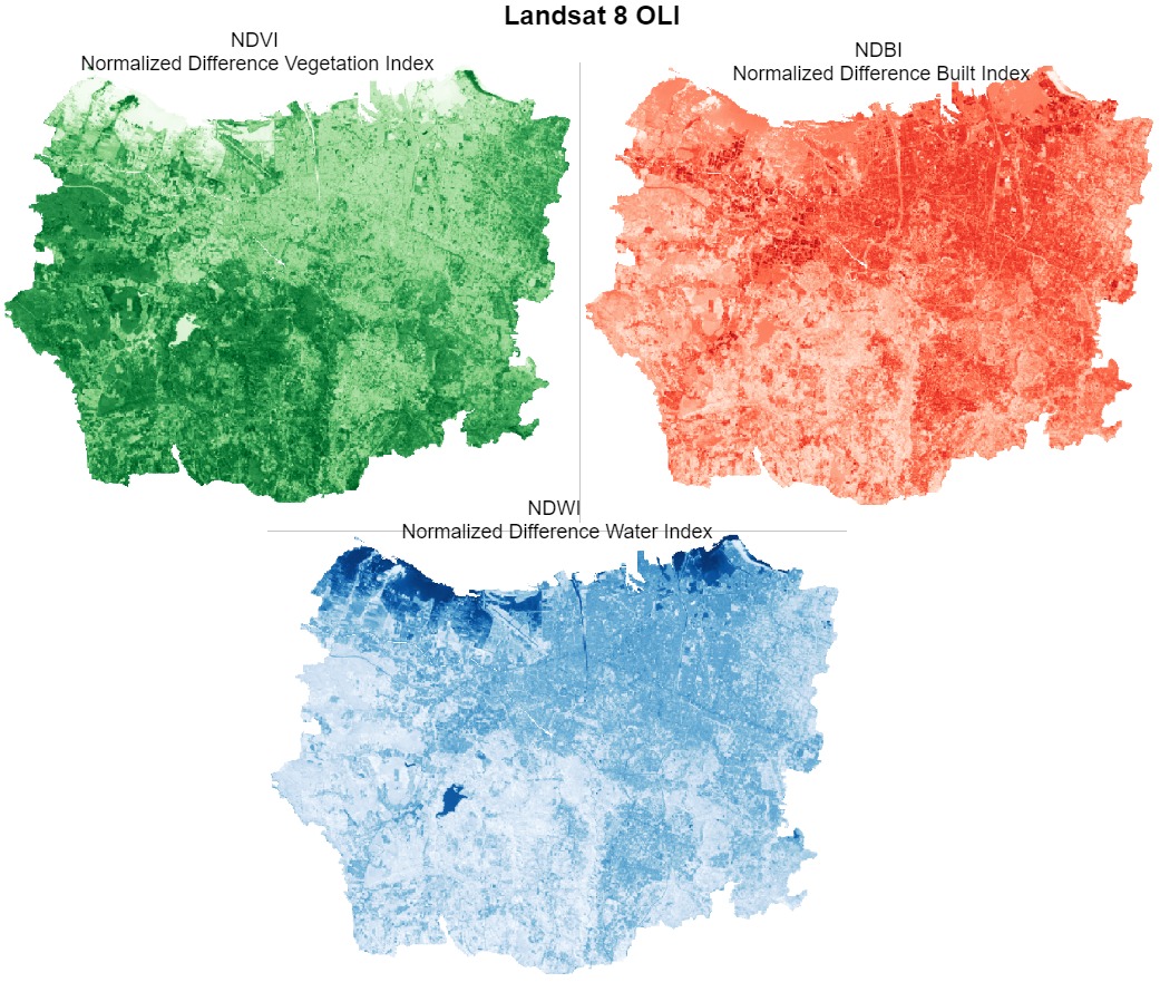 Tutor QGIS | Analisis NDVI, NDBI, dan NDWI dengan Citra Landsat 8 OLI ...