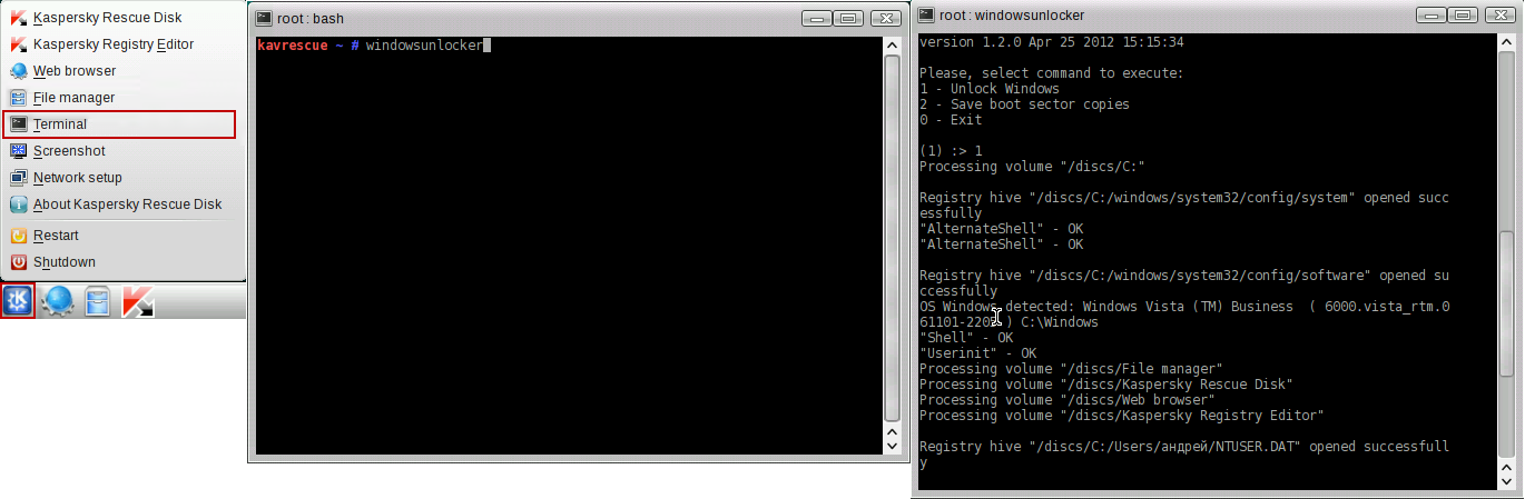 Kaspersky WindowsUnlocker kullanarak fidyecilerden kurtulun