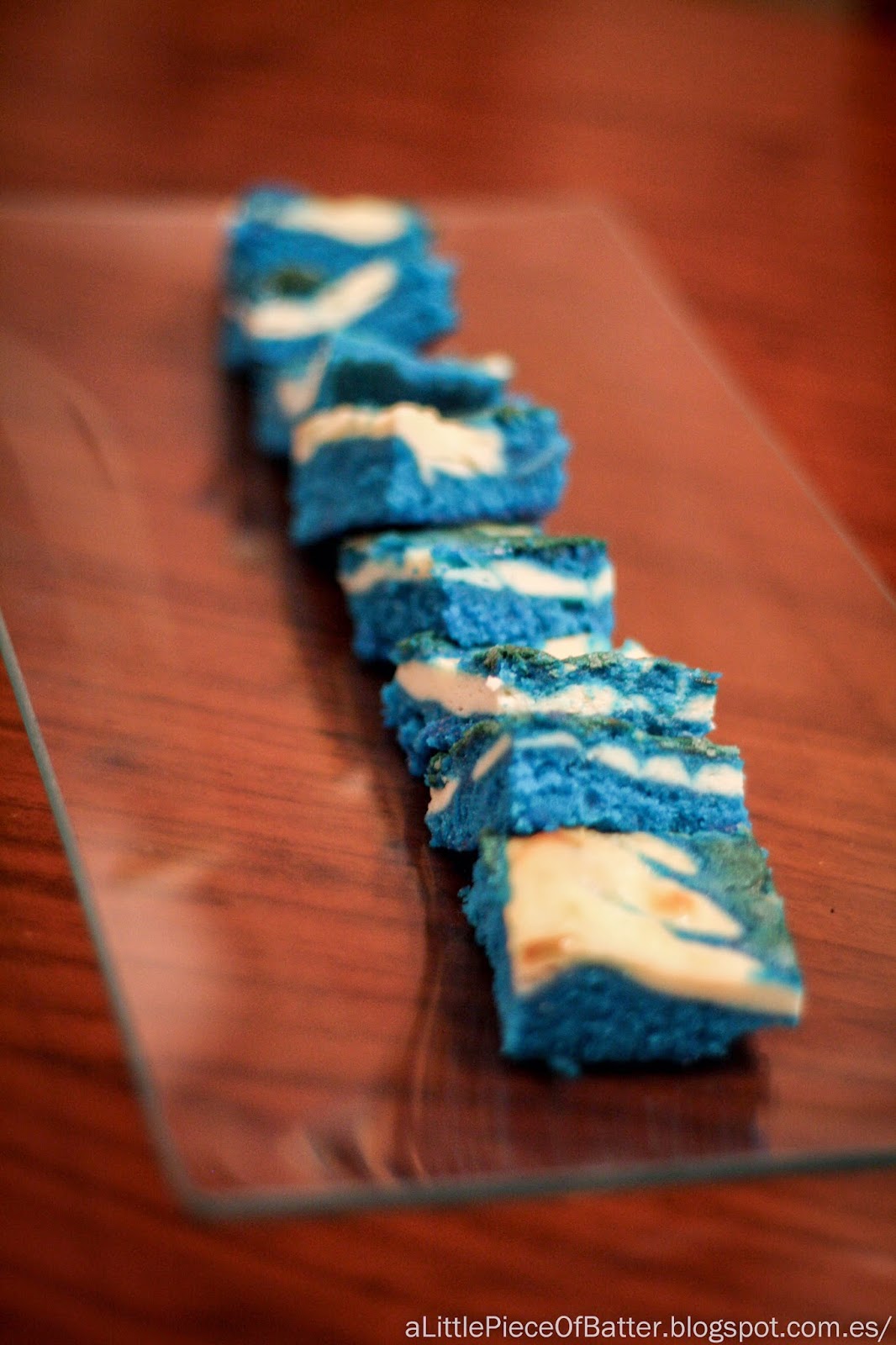 A Little Piece of Batter: Blue Velvet Cheesecake Brownies
