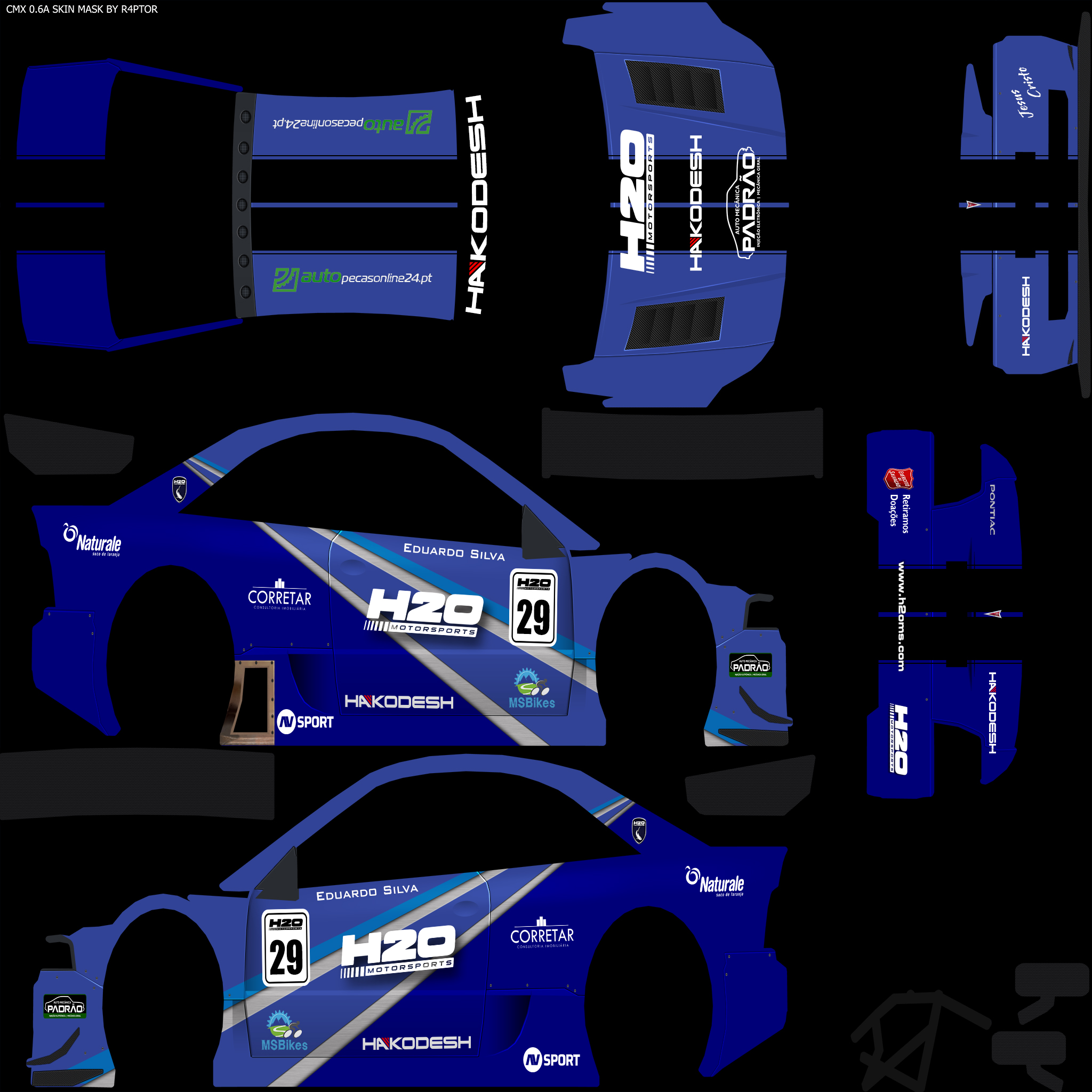 H2O | Equipe de Automobilismo Virtual: SKINS PARA LIVE FOR SPEED
