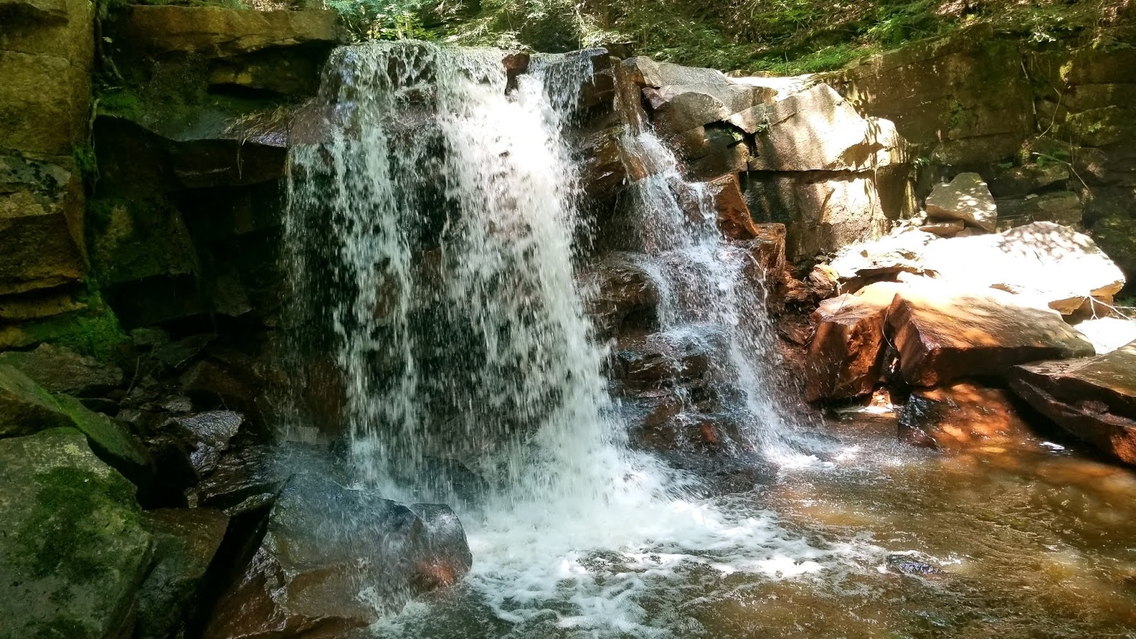 Valley Girl Views: Fall Brook Falls - The Upper & Lower Falls