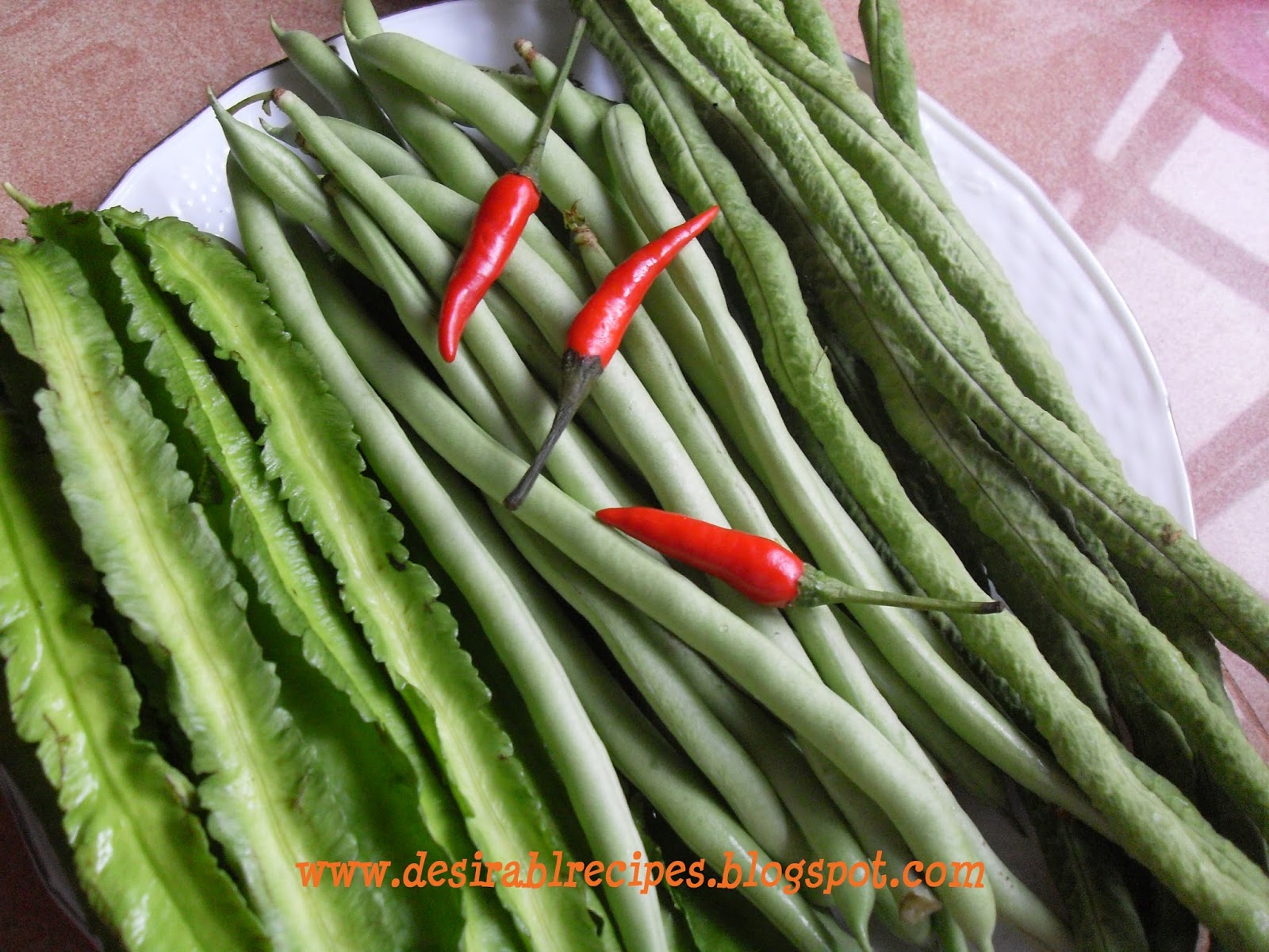 15 Minutes - Stir Fry Four Angle Beans, French Beans and Long Beans