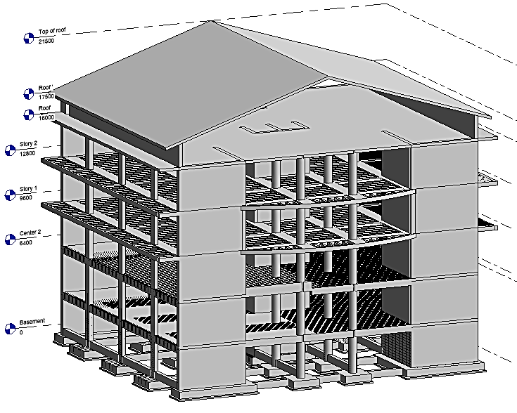 From AutoCAD 2D to Revit 3D