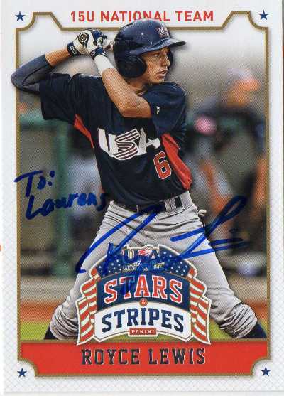 Card Buzz: TTM autographs received: Royce Lewis