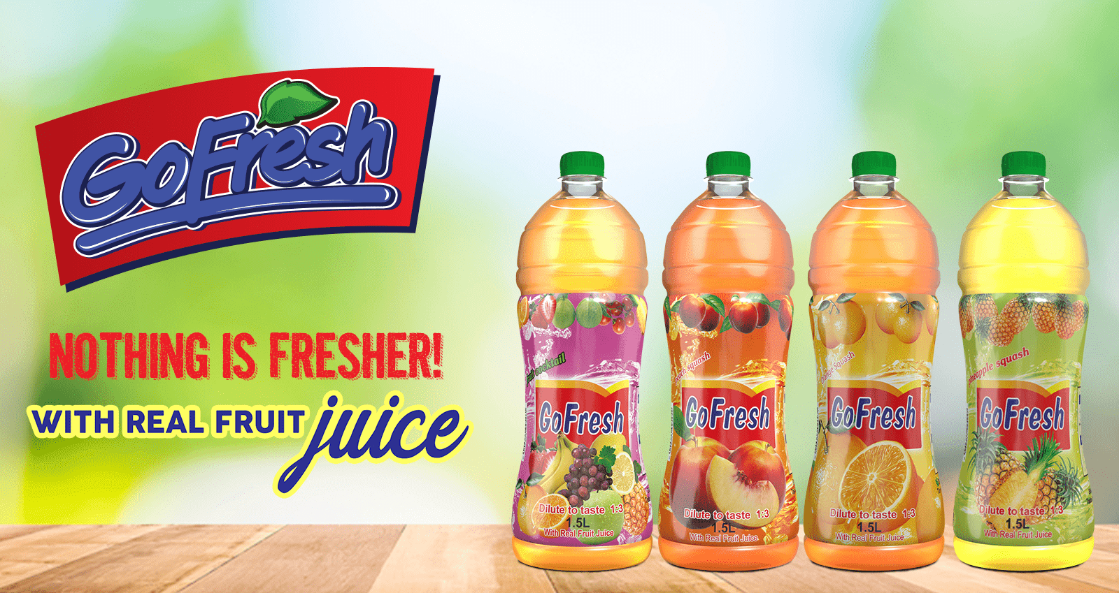 GoFresh Fruit Juice Concentrate - LEMON | ZAMBIA