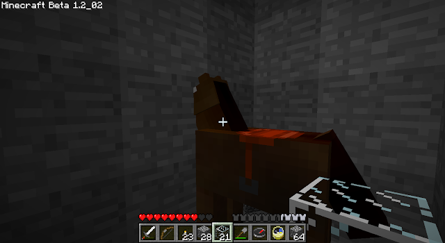 Minecraft on horseback: Part 26: Do haystacks go rancid?