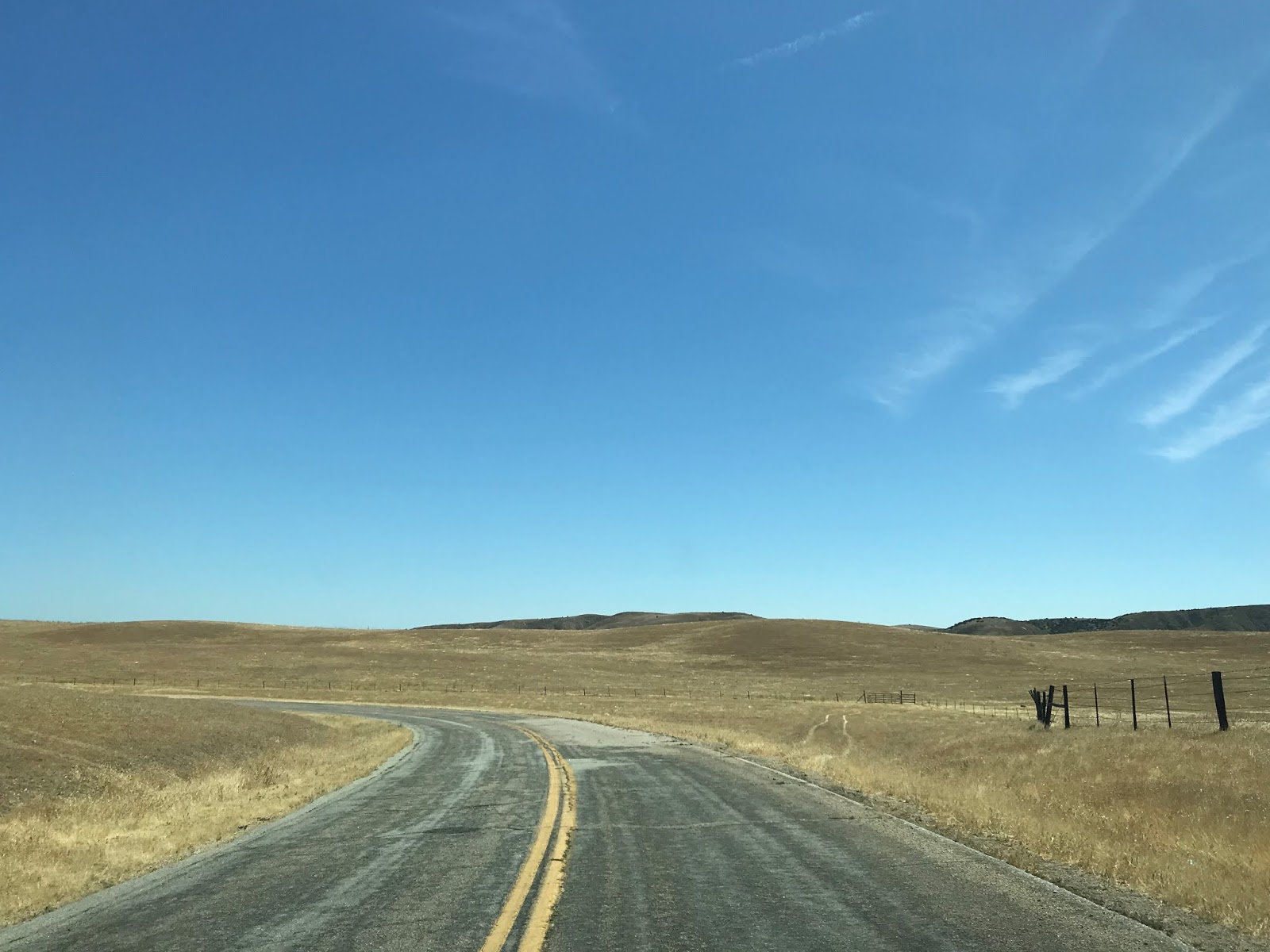 Bitterwater Road and Bitterwater Valley Road to Blackwell's Corner