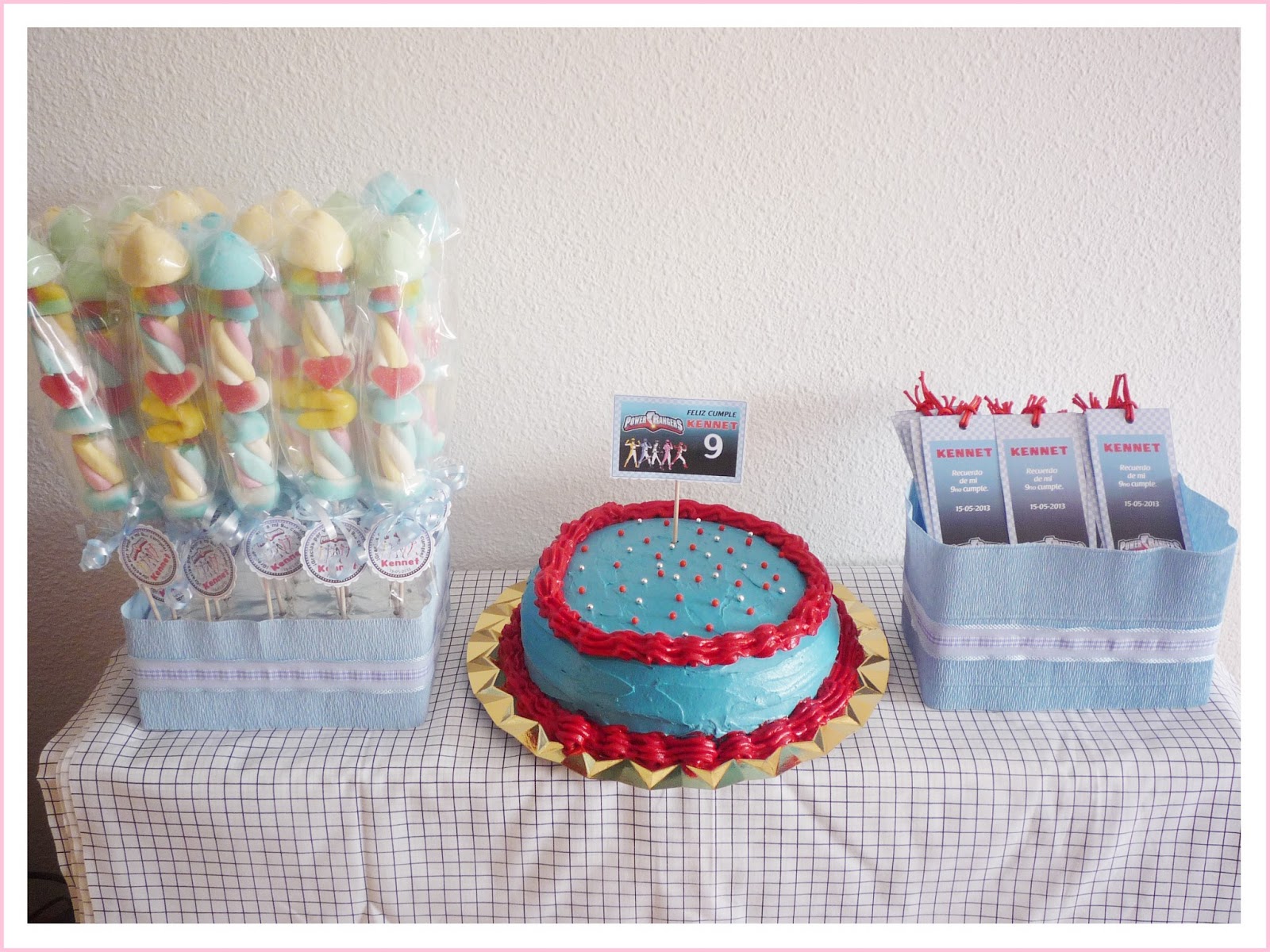 Baby Nina Fiestas: Cumple Power Rangers para Kennet