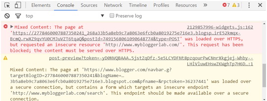 Learn The Beauty Of Blogging How To Fix Mixed Content Errors In Blogspot Blogger For Adsense
