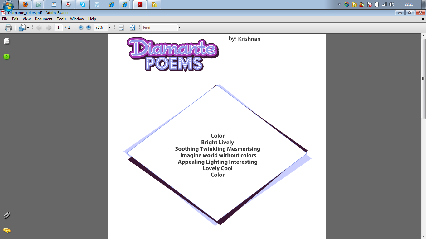 My Heart Is My Sounding Board: Diamante Poems