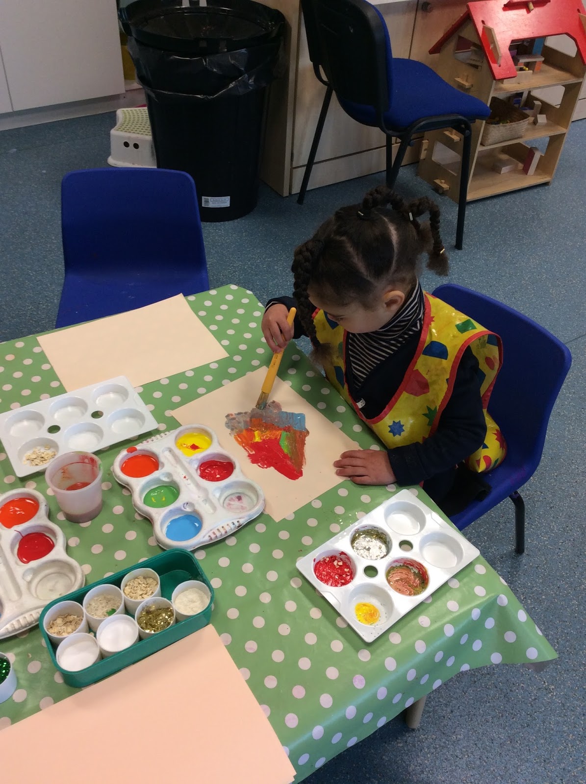 Broadford EYFS: Painting with Textures