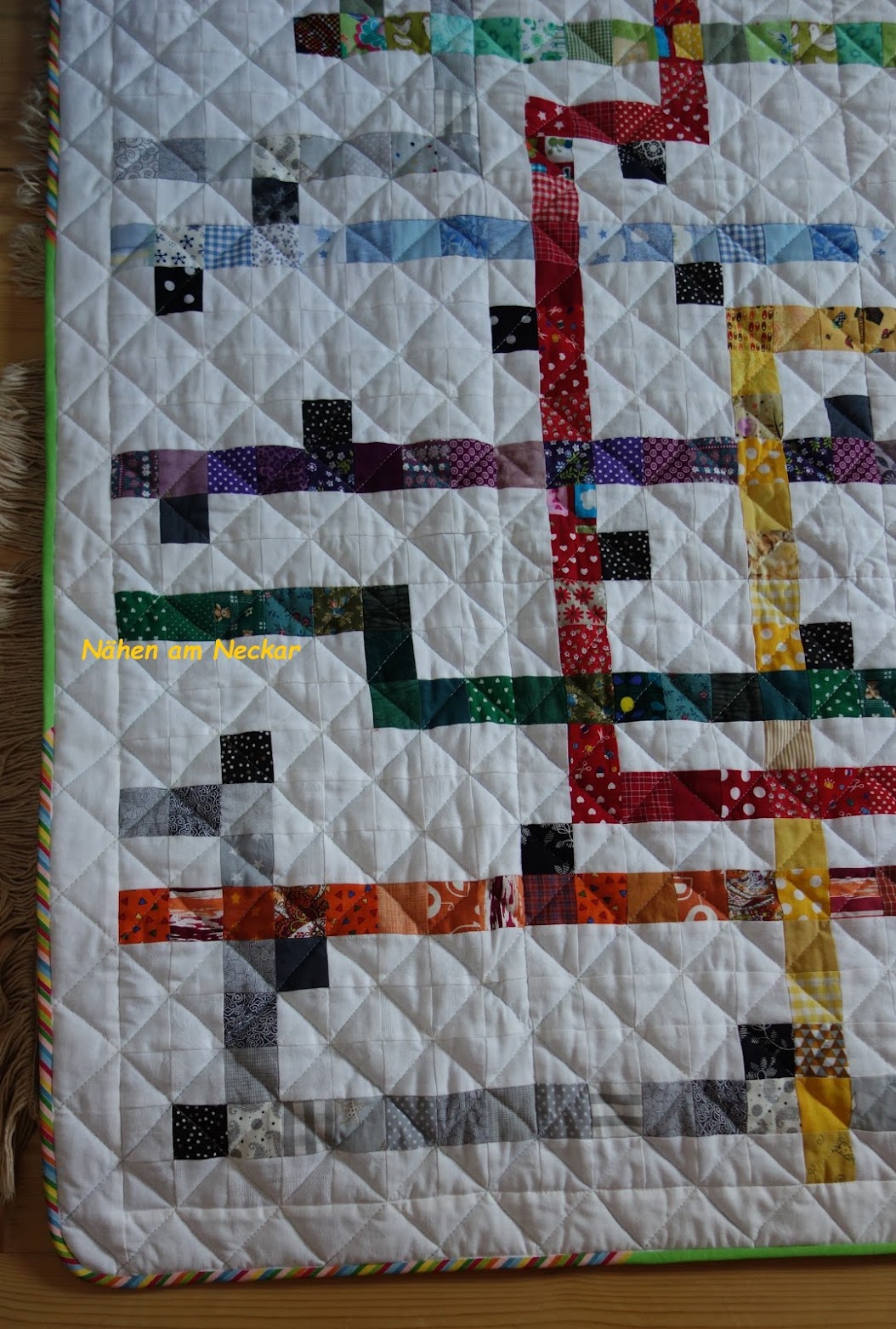 NÄHEN AM NECKAR: Der Tokyo Subway Map Quilt ist fertig