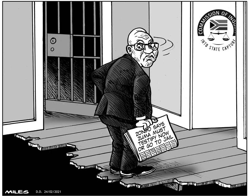 Cartoons by Miles: No backing out