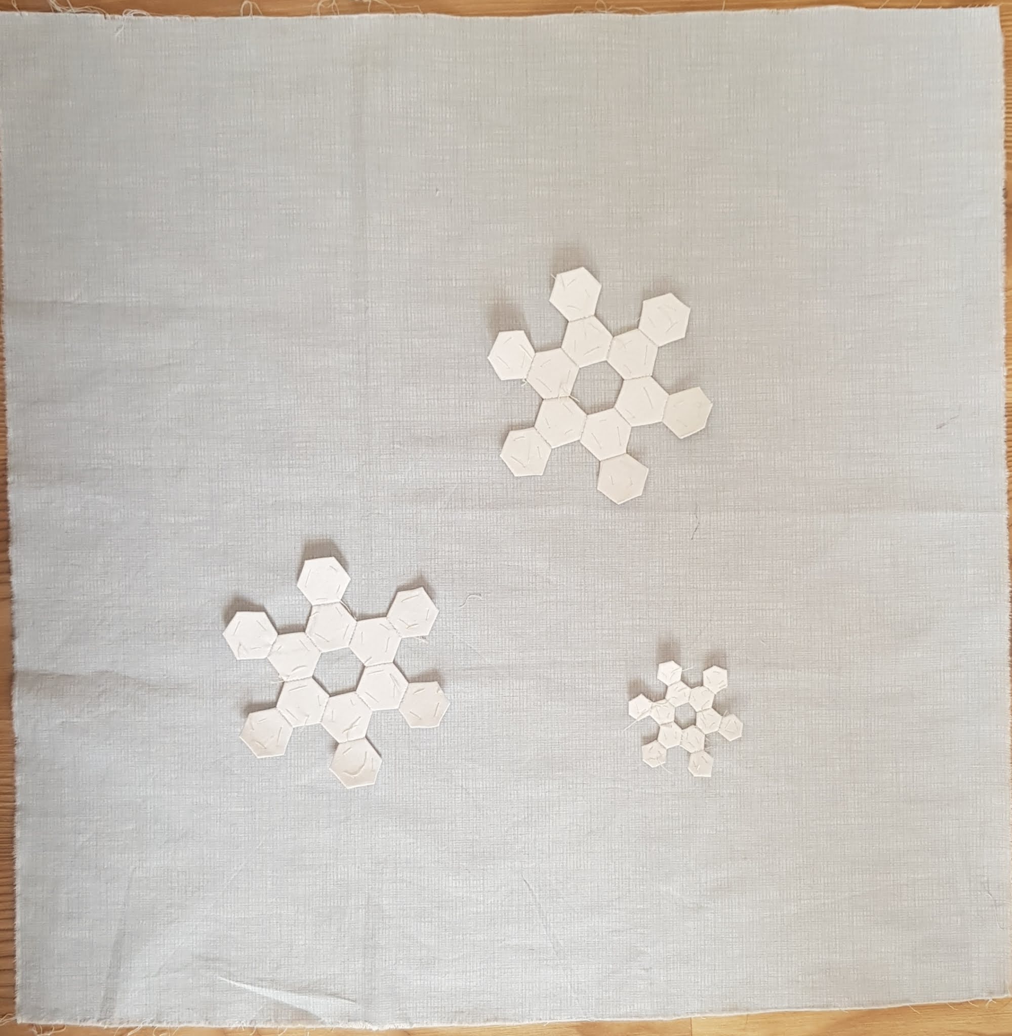 hexagon snowflake quilt | All about patchwork and quilting