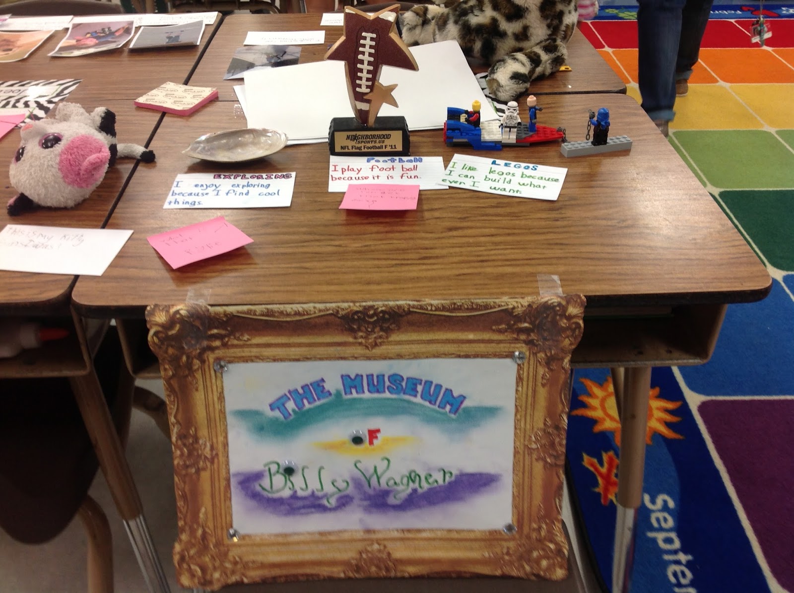 Mrs. MeGown's Second Grade Safari: Me Museum: Great First Week activity