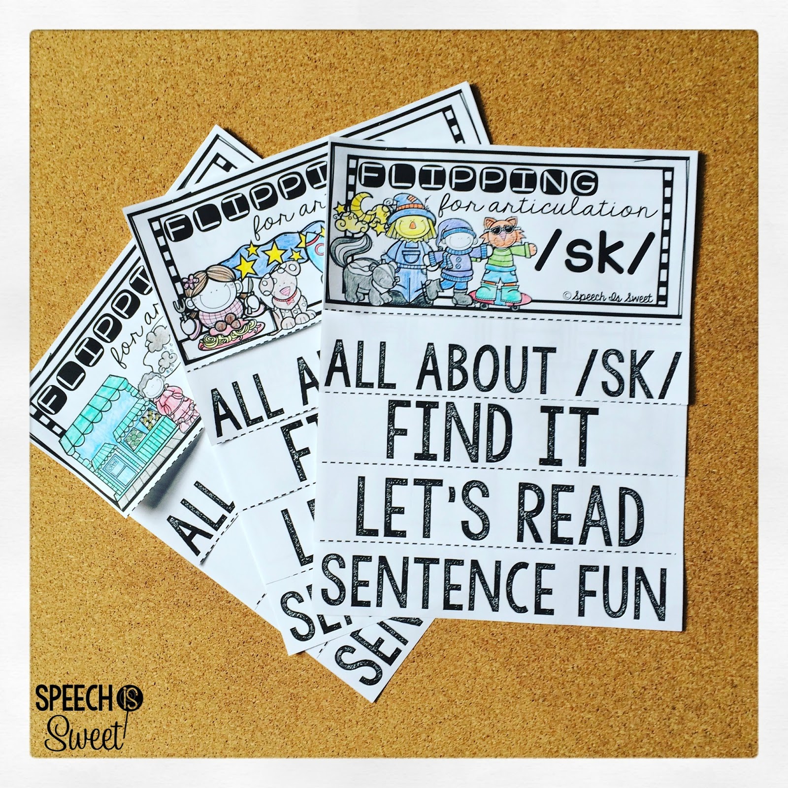 Articulation Flip Books - Speech is Sweet