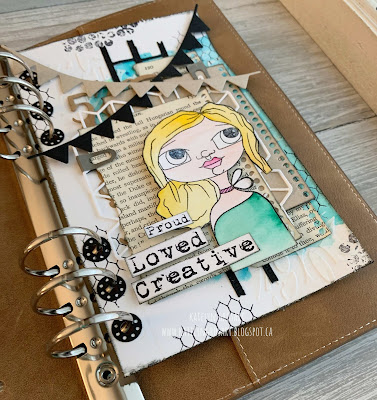 A Creative Journey: Proud, Loved, Creative Art Journal Page