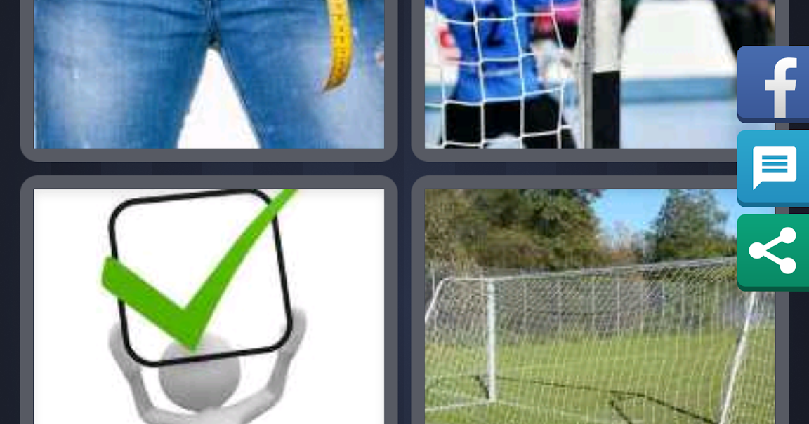 4 Pics 1 Word Answers Solutions: LEVEL 259 GOAL