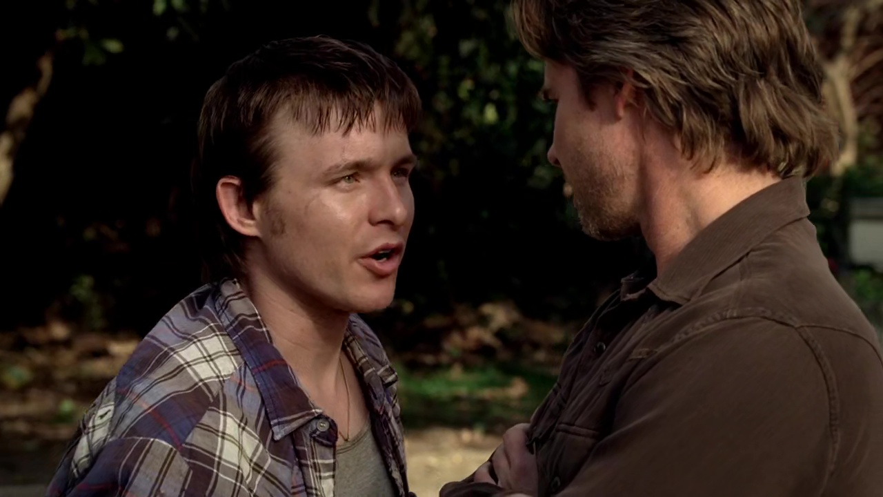 ausCAPS: Marshall Allman and Sam Trammell shirtless in True Blood 3-02 ...