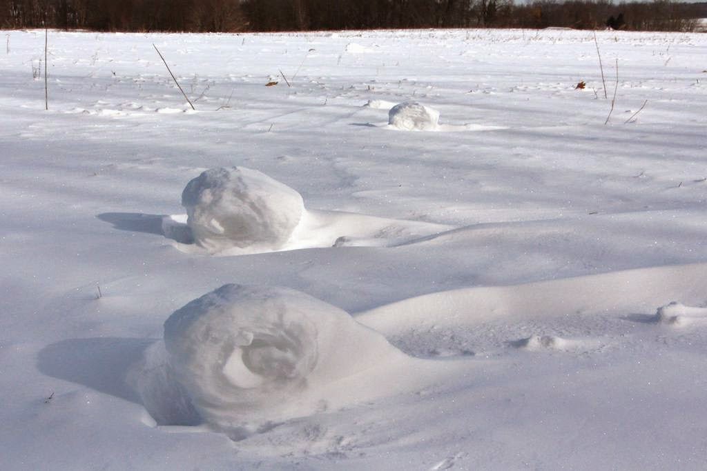 Snow Rollers: Nature’s Winter Treat ~ Kuriositas