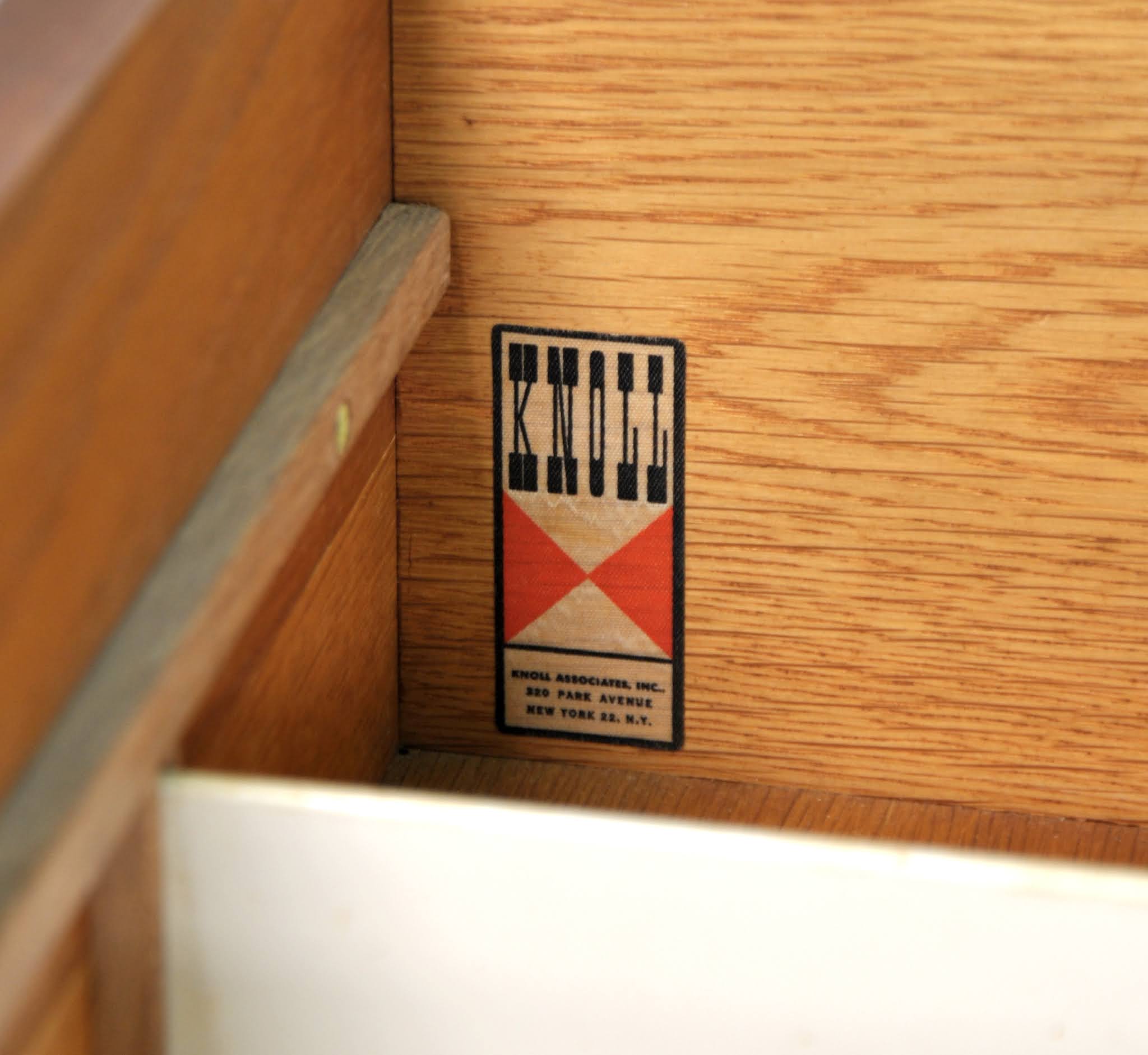 SELECT MODERN: Florence Knoll for Knoll Associates Walnut and Chromed ...