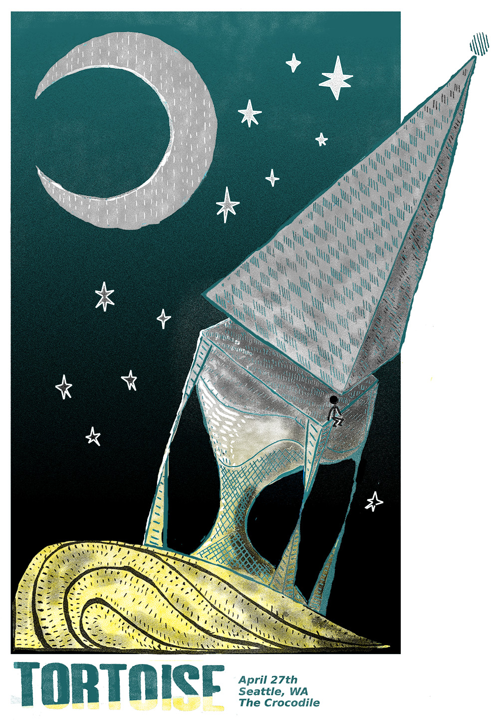 INSIDE THE ROCK POSTER FRAME BLOG: Alan Campbell Tortoise Seattle ...