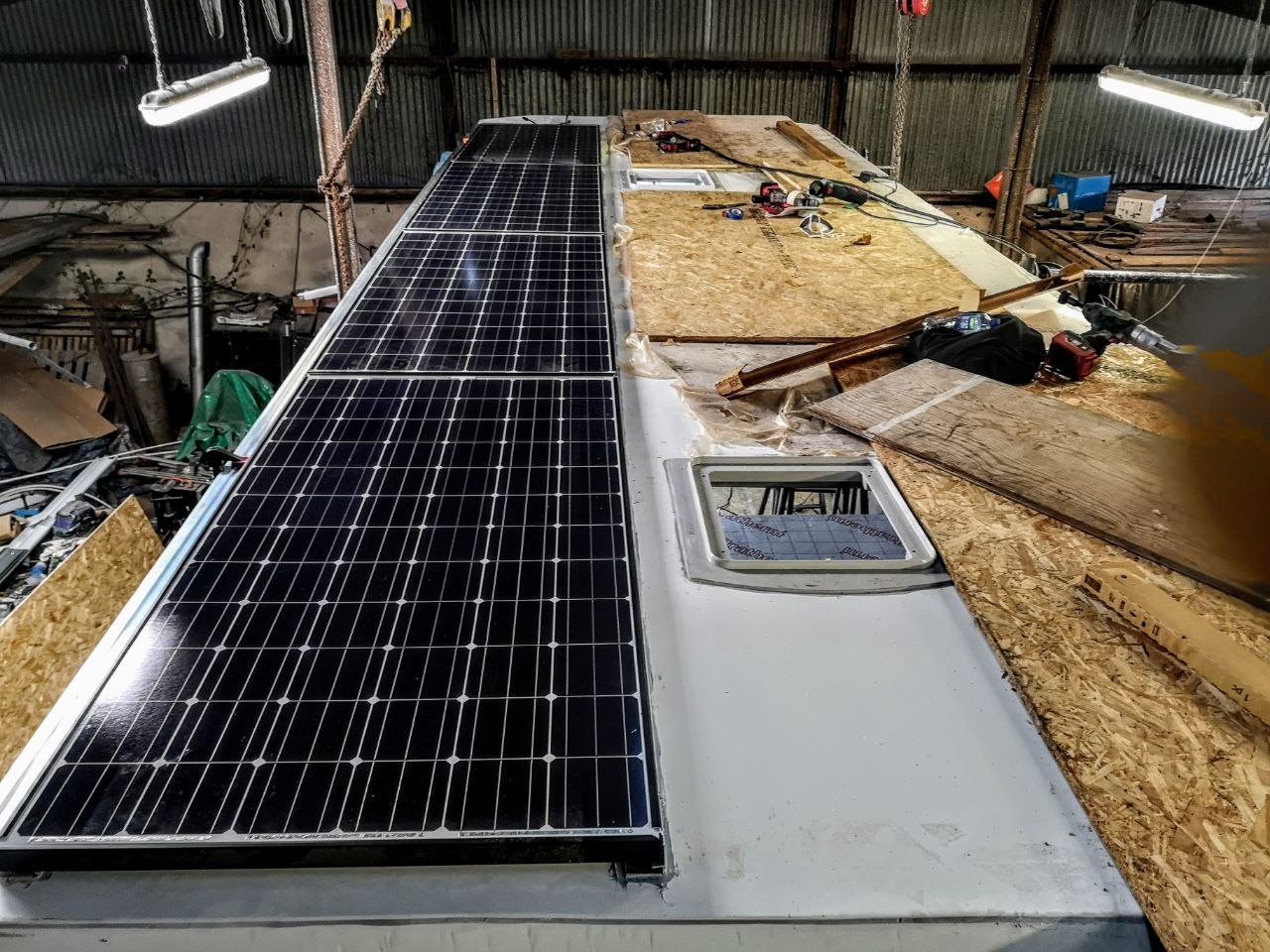 Tatra Overland Truck Build: Solar Panels and Aircon