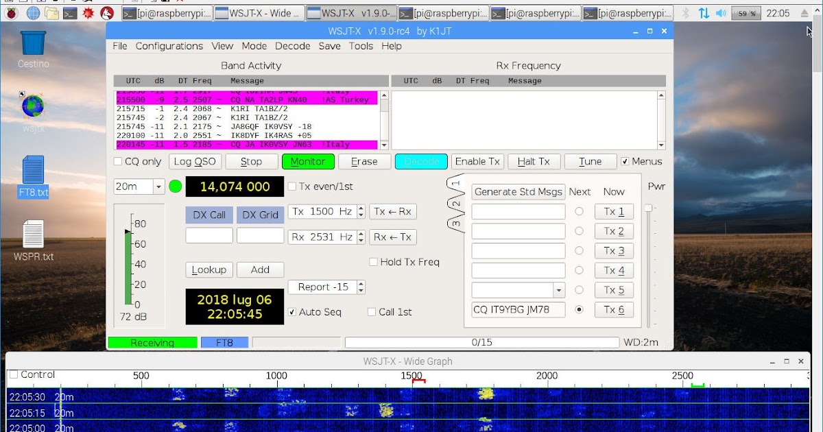 Monitoring Station with an RTL-SDR V3 and Raspberry Pi 2