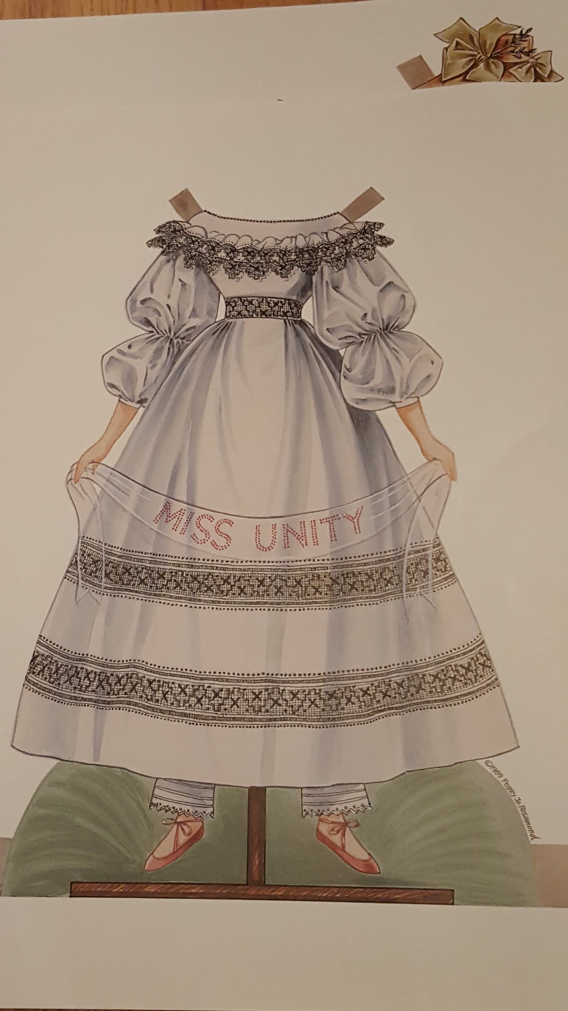 Of Dolls: Miss Unity Paper Doll