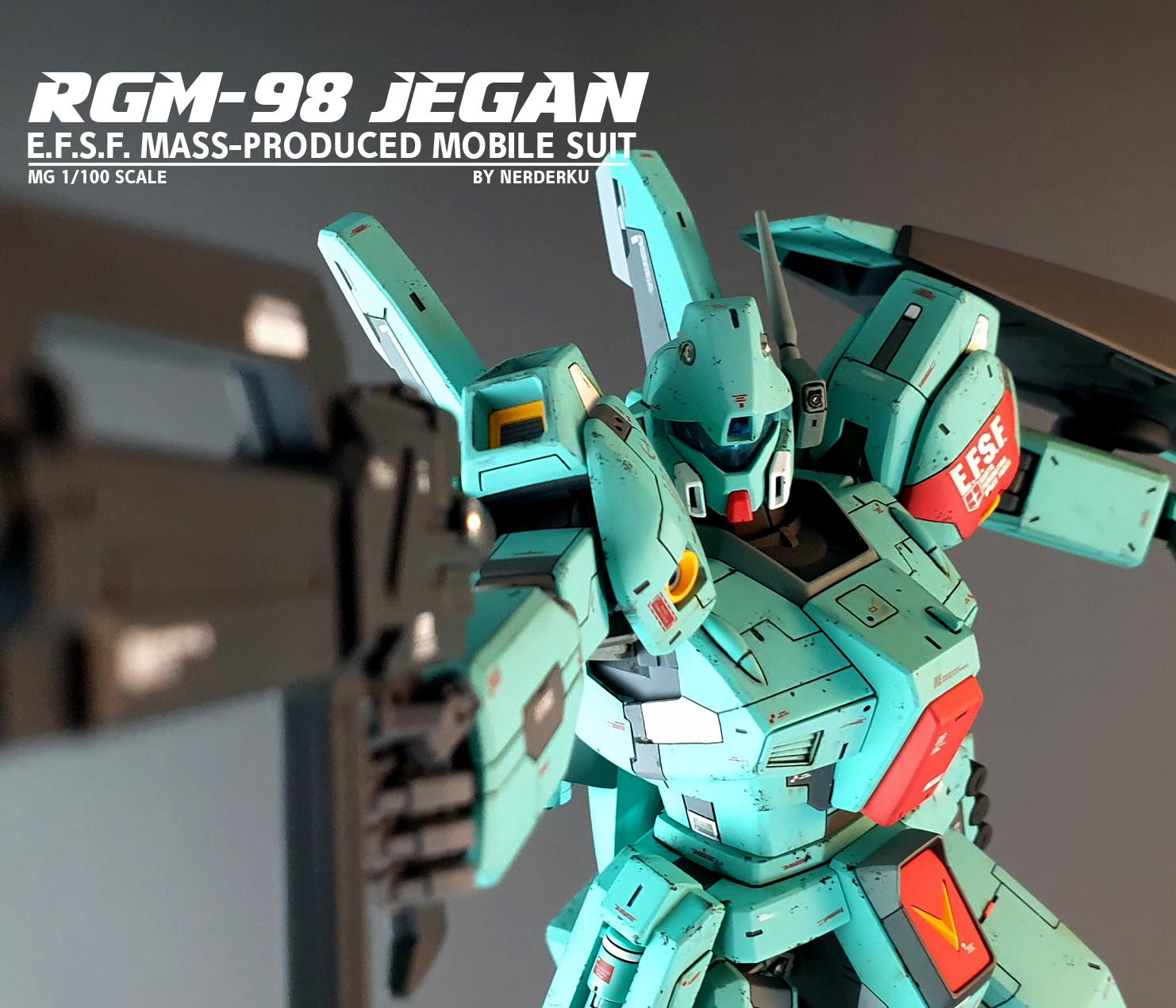 Custom Build: MG 1/100 Jegan [Detailed]
