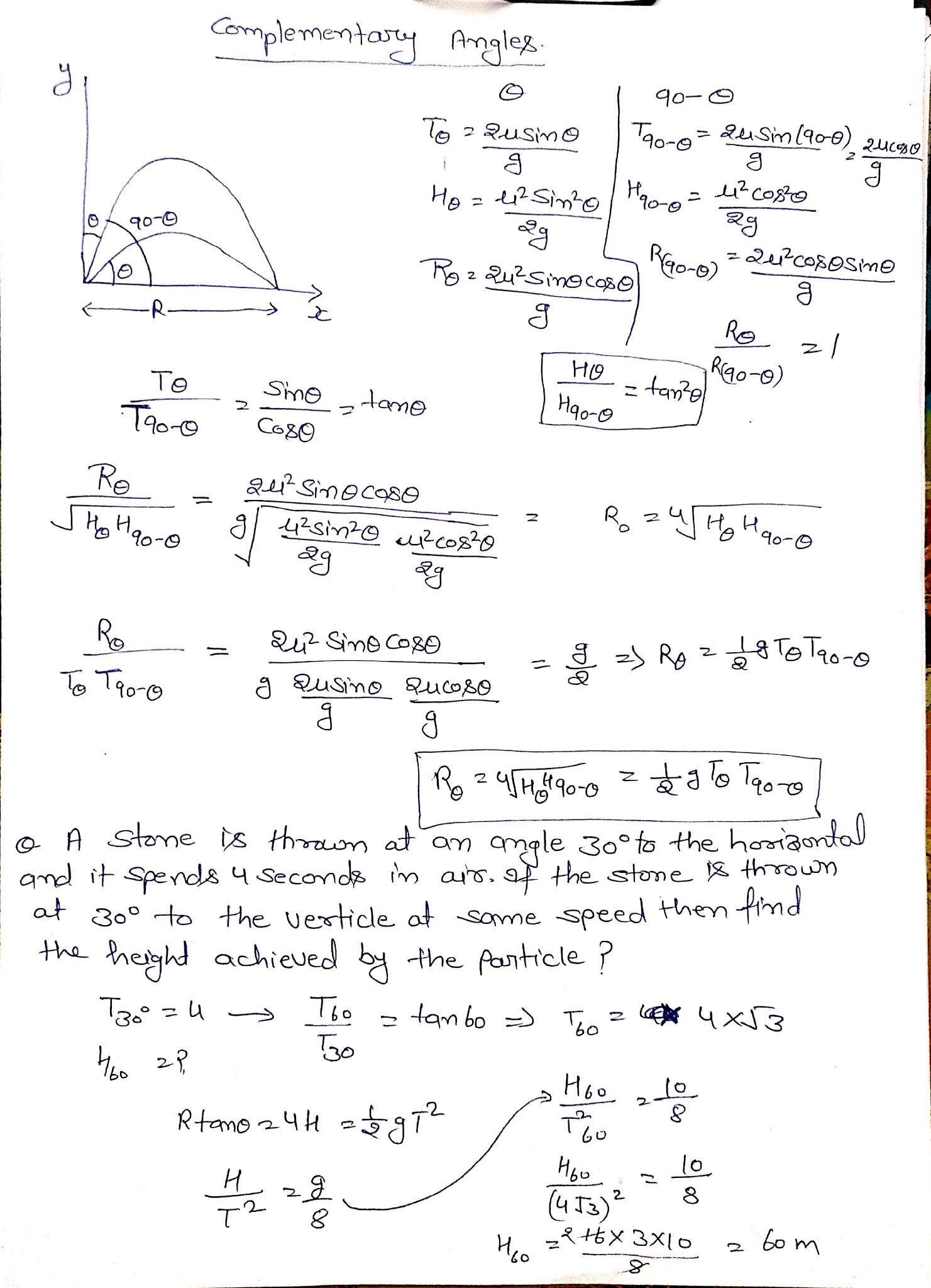 Motion in a plane notes - Studypur