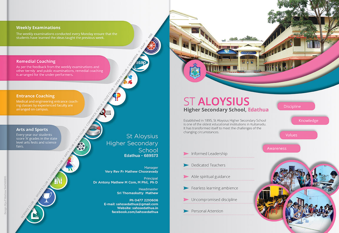 St Aloysius Higher Secondary School, Edathua: Brochure