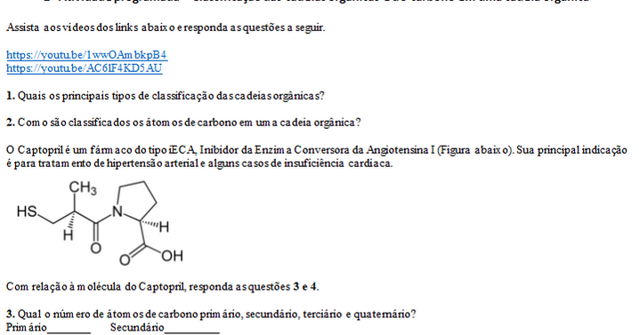 Colégio Estadual Professora Nadir Araújo Copque: ATIVIDADE QUIMICA 3º ... Colégio Estadual Professora Nadir Araújo Copque: ATIVIDADE QUIMICA 3º ...