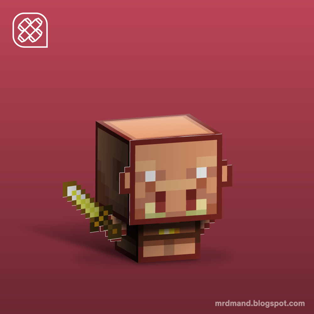Dmand: Mini Papercraft: Minecraft Papertoys