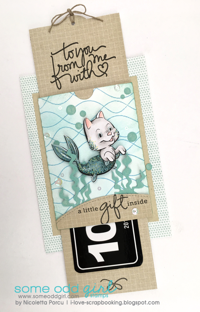 Nicoletta Porcu design: Double slider gift card holder