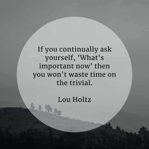 50 Priority quotes that will help you sort things out