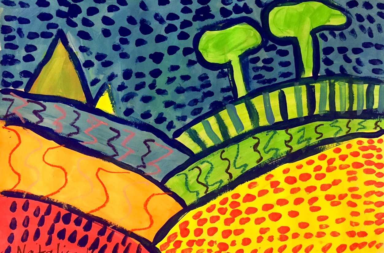 Ms. Curry's Art Room : 2nd grade landscapes