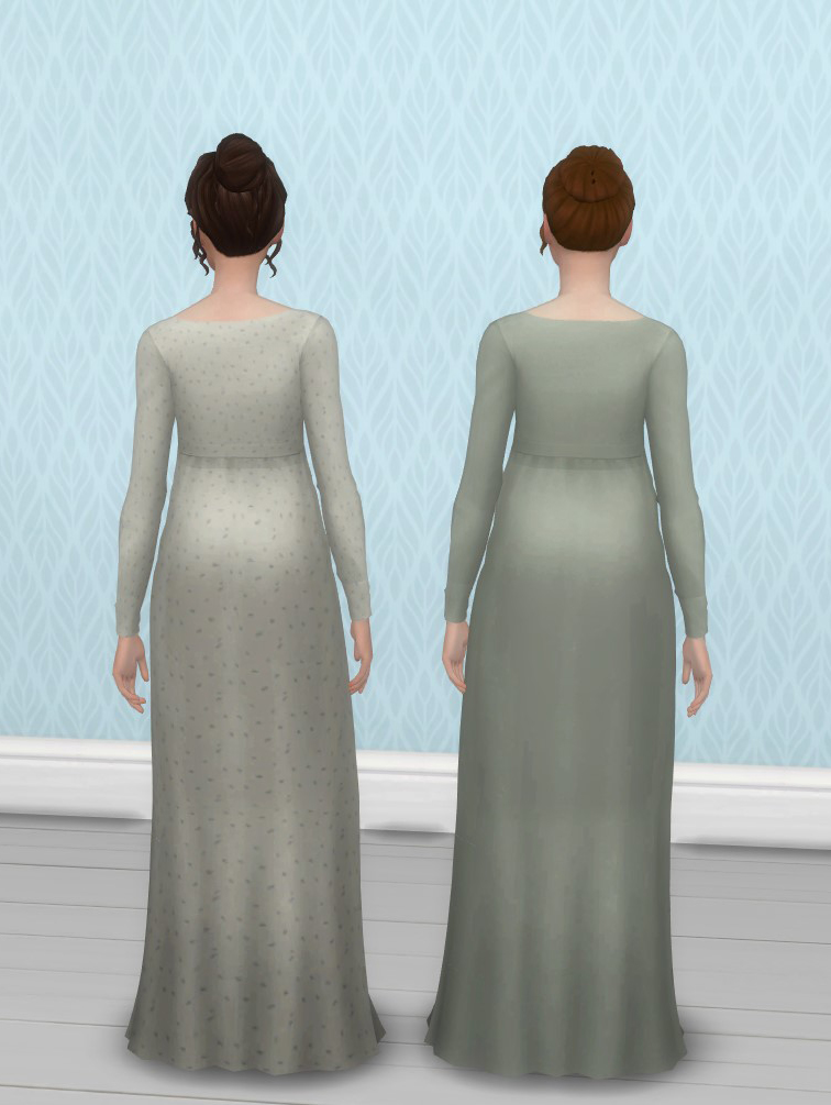 TS4: Regency Morning Dress | History Lover's Sims Blog