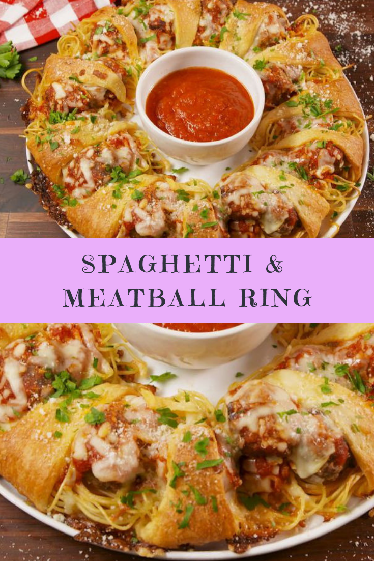 Spaghetti & Meatball Ring Recipe