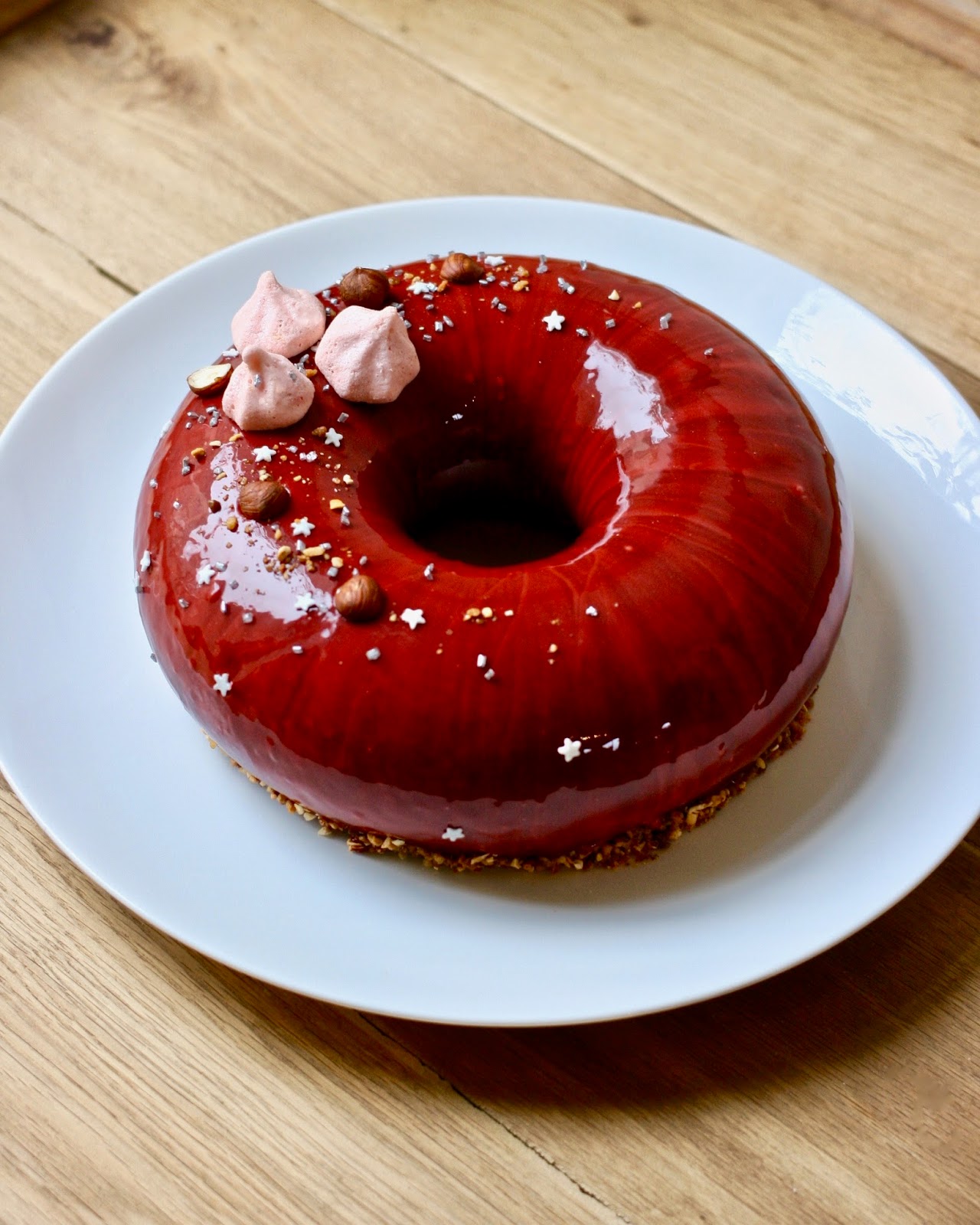beaux gâteaux: Entremet aux fruits rouges