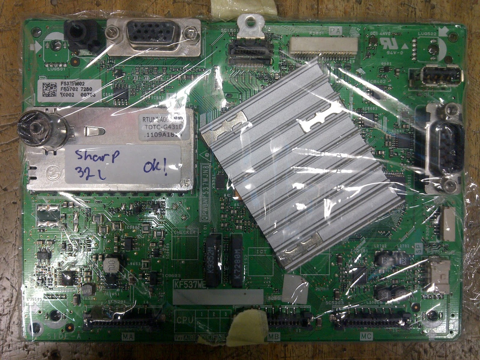 Jual Sparepart dan Komponen Tv LCD LED PLASMA: MAINBOARD LCD SHARP LC ...