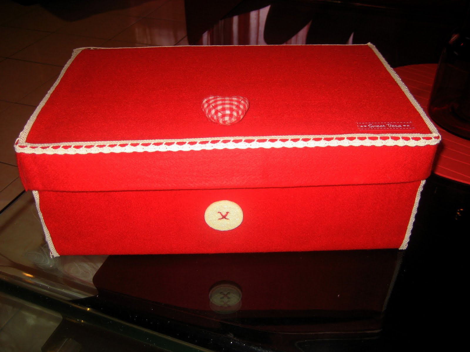 ♥ Sweet Tresa ♥¸¸.•*¨*•: #2 - Handmade Sewing Box ~ Interior