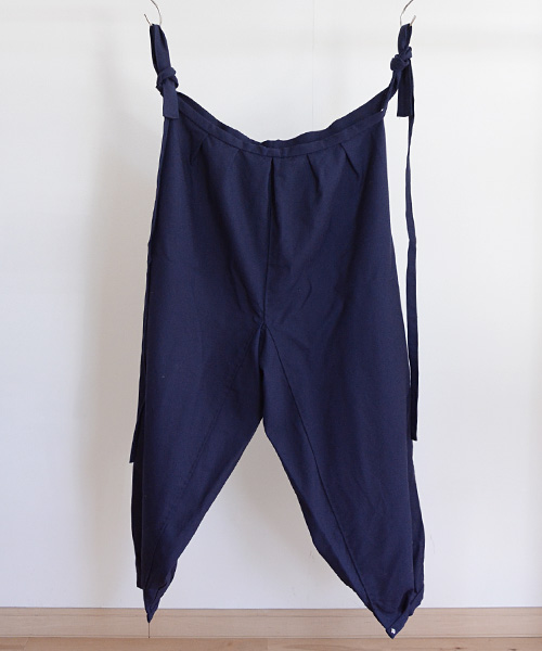 Monpe Pants Japanese Vintage Farming Work Wear Navy