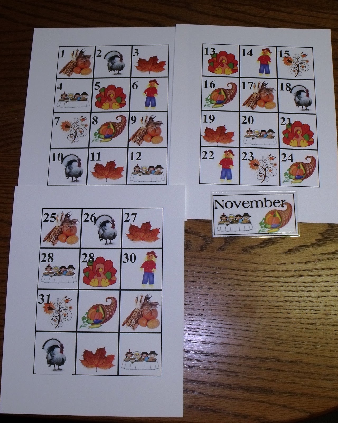 Nurturing Naters with learning activities at home: Thanksgiving ...
