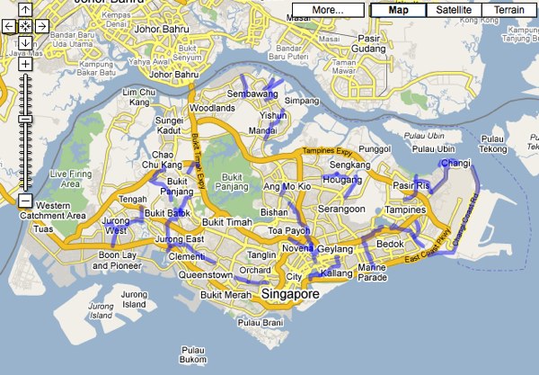 Singapore Tourism | Singapore Map | Singapore Weather: Google Map Singapore