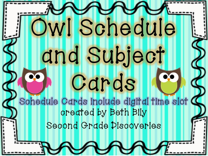 Second Grade Discoveries with Miss Bily: Owl Themed Classroom and a ...