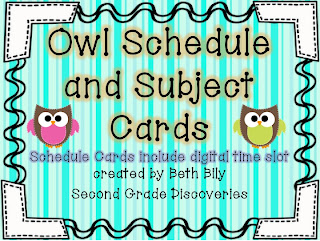Second Grade Discoveries with Miss Bily: Owl Themed Classroom and a ...