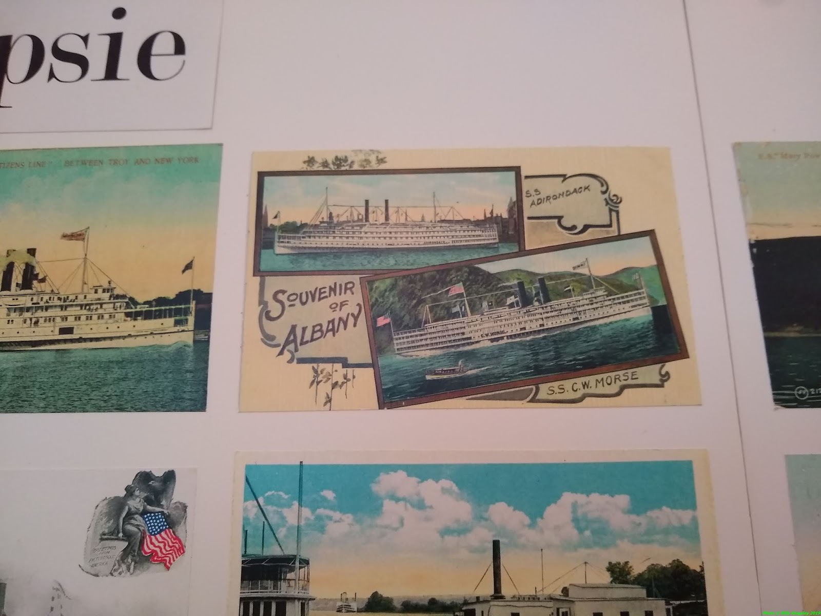 Cardboard History : A visit to a Post card exhibit at a local museum
