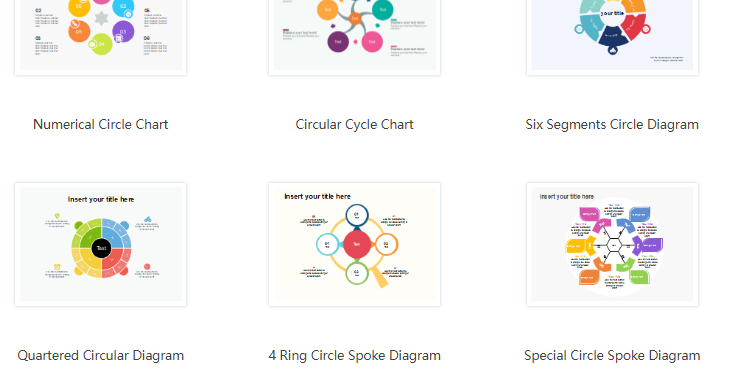 Vector Circular Diagram Templates - Free, Editable and Printable