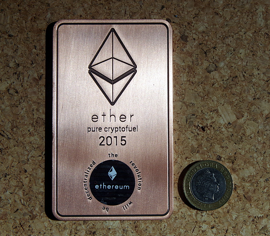 Captain Bodgit: Ethereum: my new shiny Ether Bar